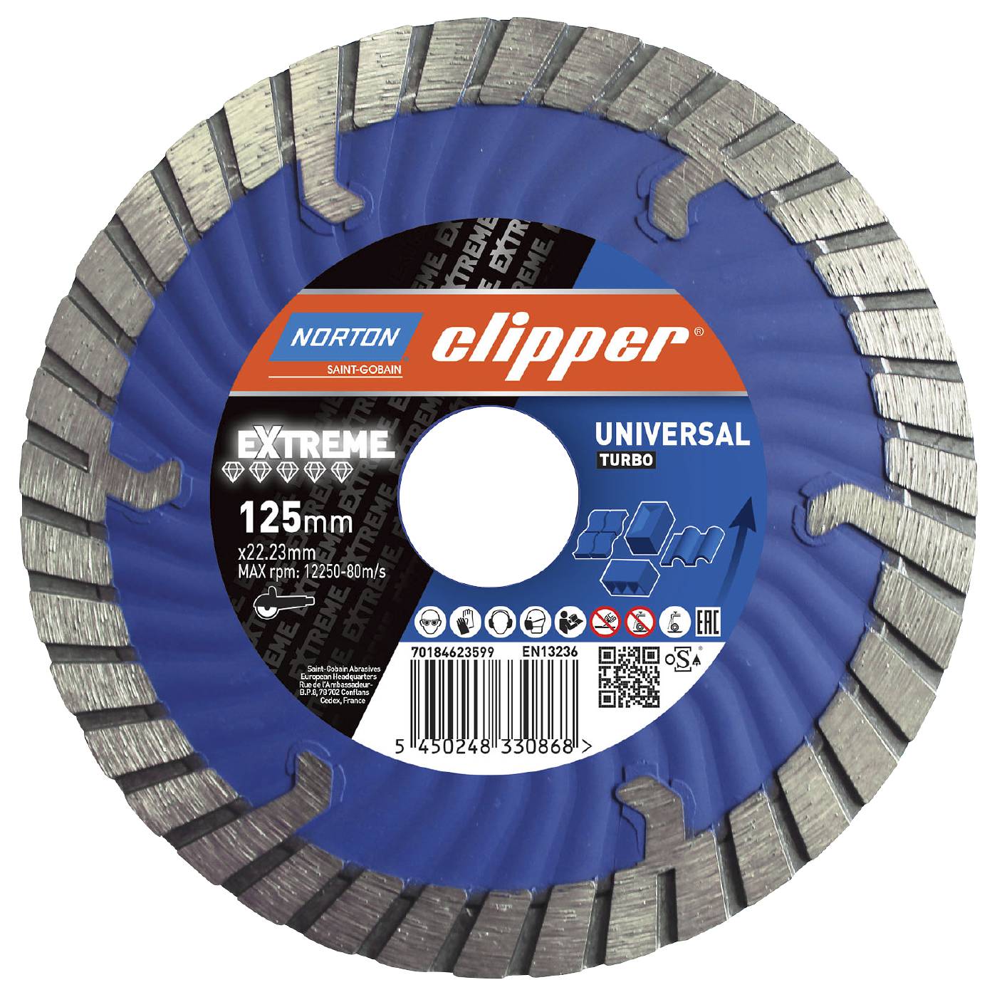 Diamond cut-off blade Norton Extreme Universal Turbo | Toolstore by ...