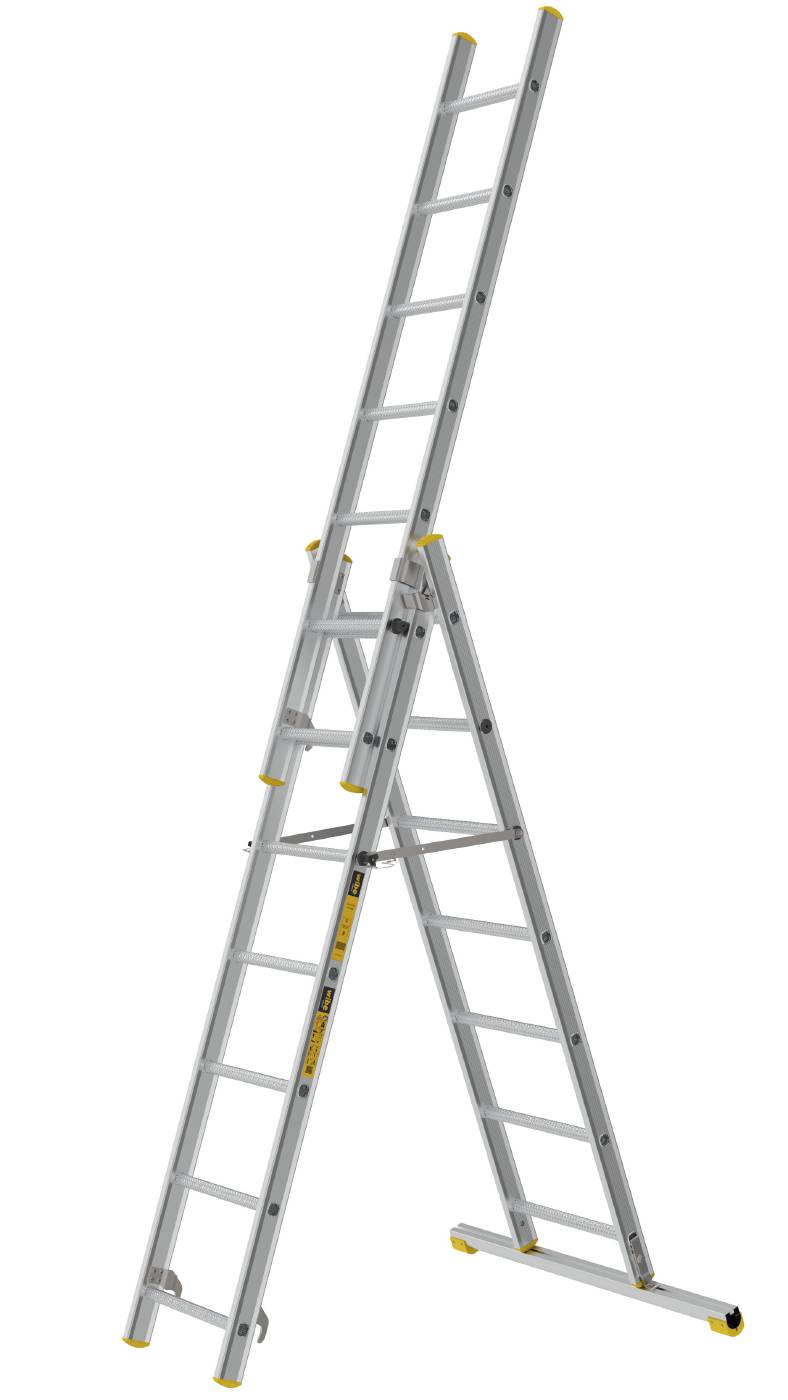 Triple extension ladder PROF W.steps Ladders | Toolstore by Luna Group